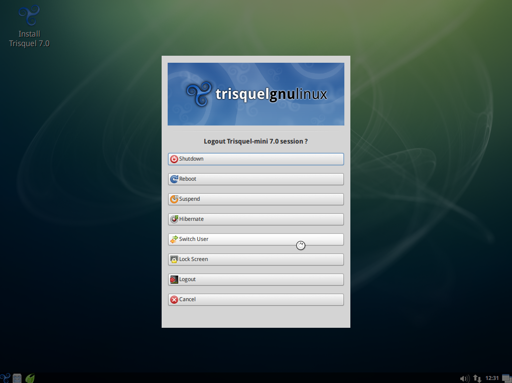 Essayer Trisquel Mini sans l'installer | Trisquel GNU/Linux - En roue libre