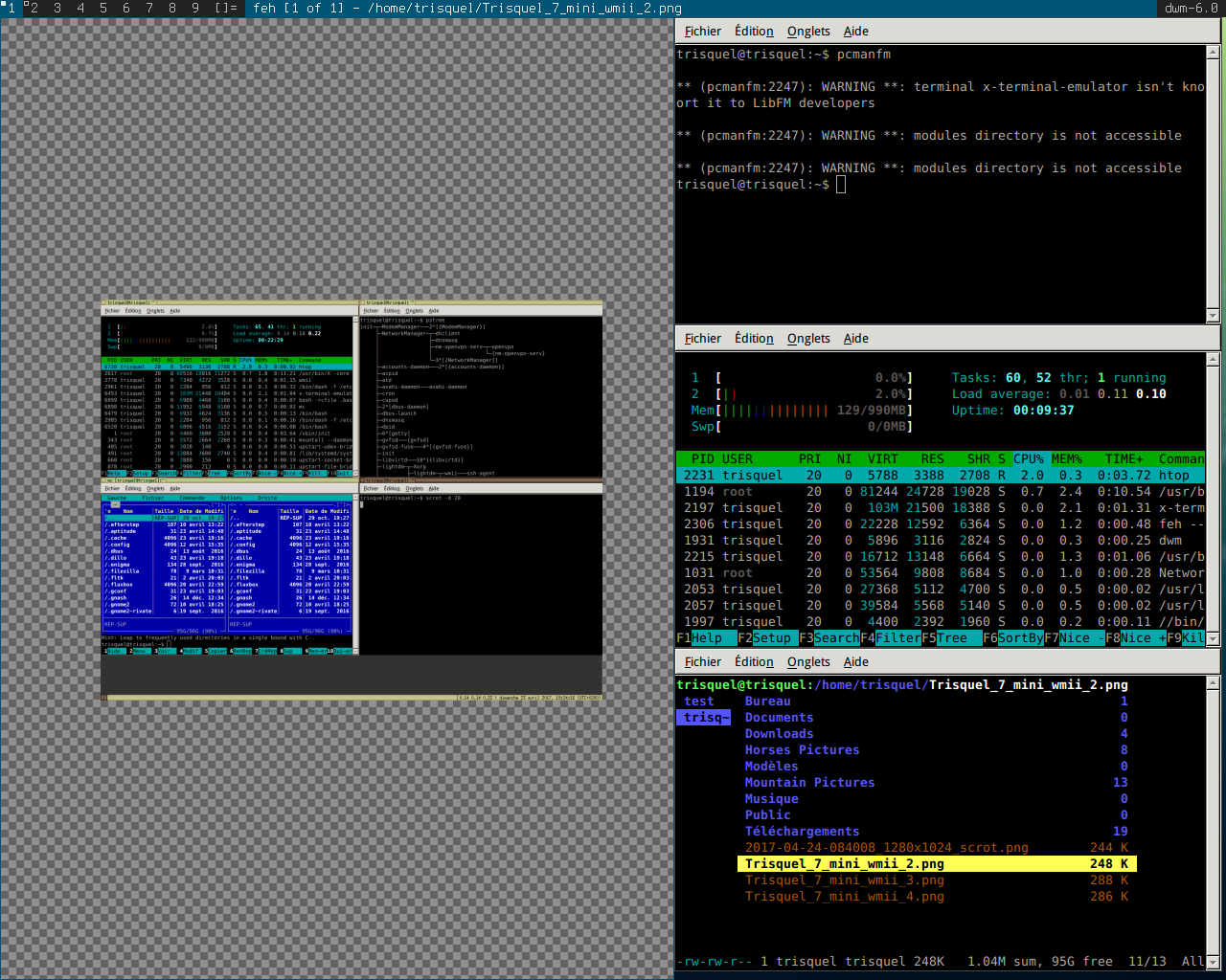 dwm | Trisquel GNU/Linux - En roue libre